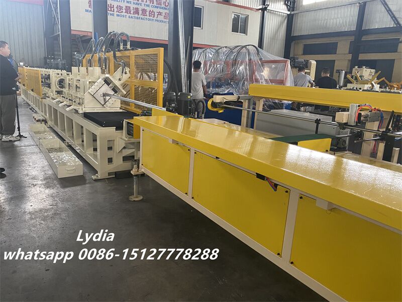 Slotted Deflection Track Roll Forming Machine Structural Steel Studs ...